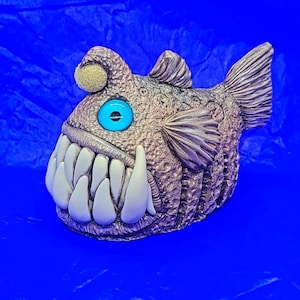 Angler Fish Silicone Mold Fish 3d Mold Epoxy Resin Mold Ocean Animal ...
