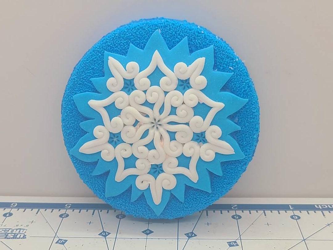 Snowflake 2d Silicone Mold Christmas Silicone Mold Winter Soap Mold ...