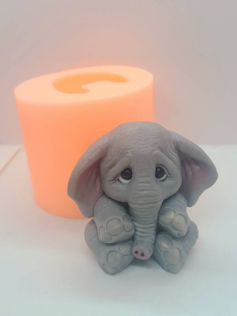 Elephant Soap Mold Elephant Silicone Mold Animal Shape Mold Mold for ...