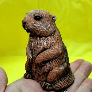 Marmot Silicone Mold Cute Grounhog Mold Animal Shape Mold Marmot Soap ...