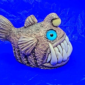 Angler Fish Silicone Mold Fish 3d Mold Epoxy Resin Mold Ocean Animal ...
