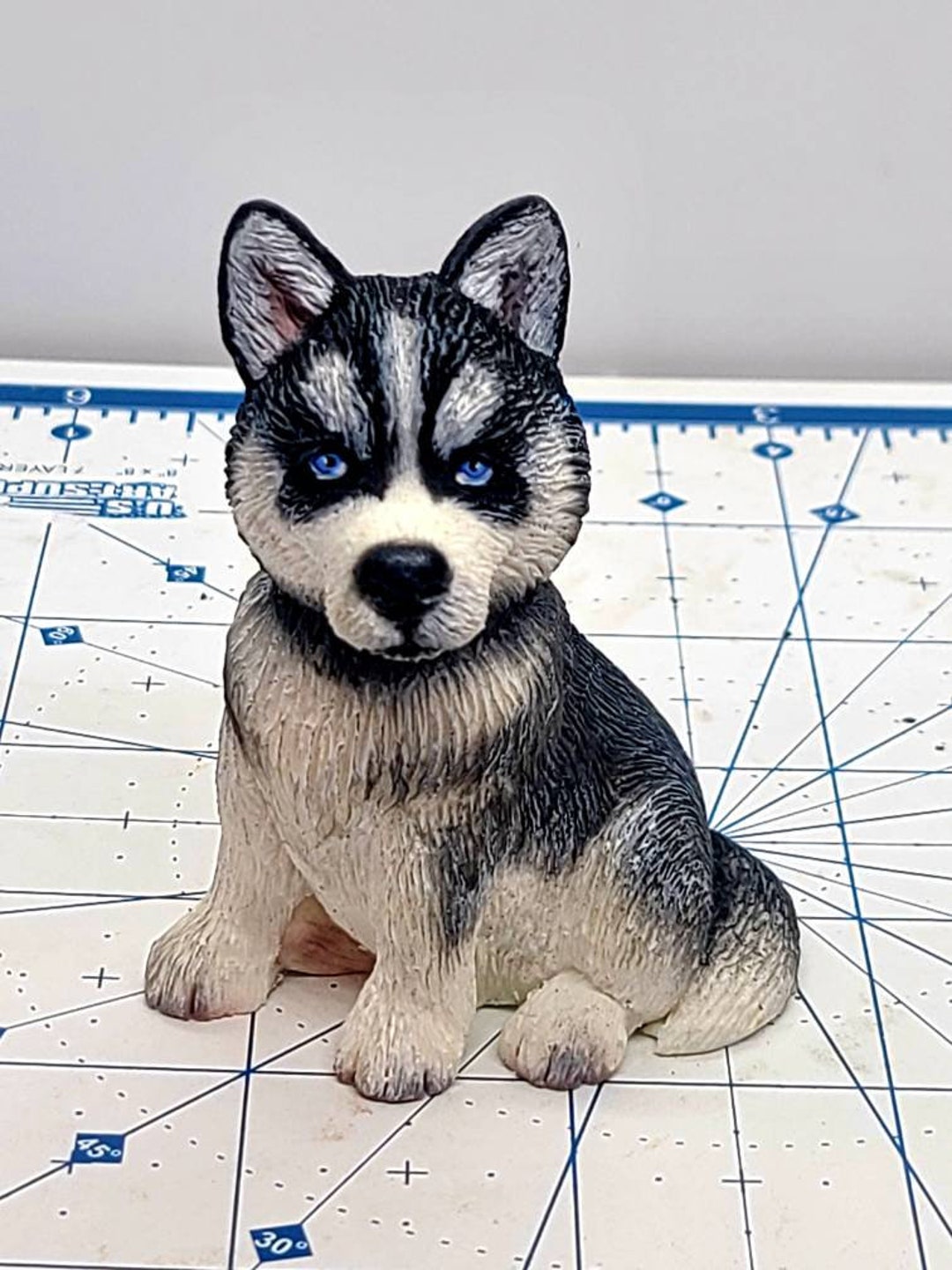 Husky Silicone Mold Dog Puppy 3d Silicone Mold Husky Mold for Plastic ...