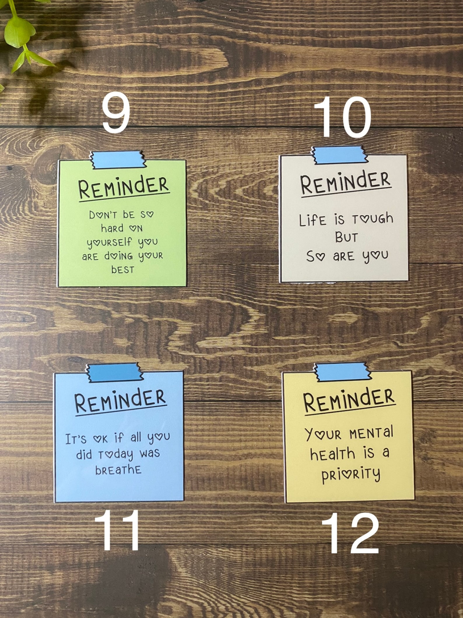 Mental Health Sticky Note Stickers / Mental Health Reminder - Etsy Mental Health Sticky Note Stickers / Mental Health Reminder - Etsy