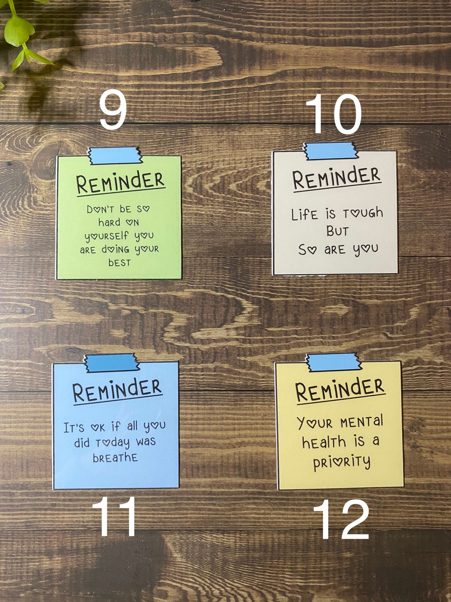 Mental Health Sticky Note Stickers / Mental Health Reminder - Etsy Canada