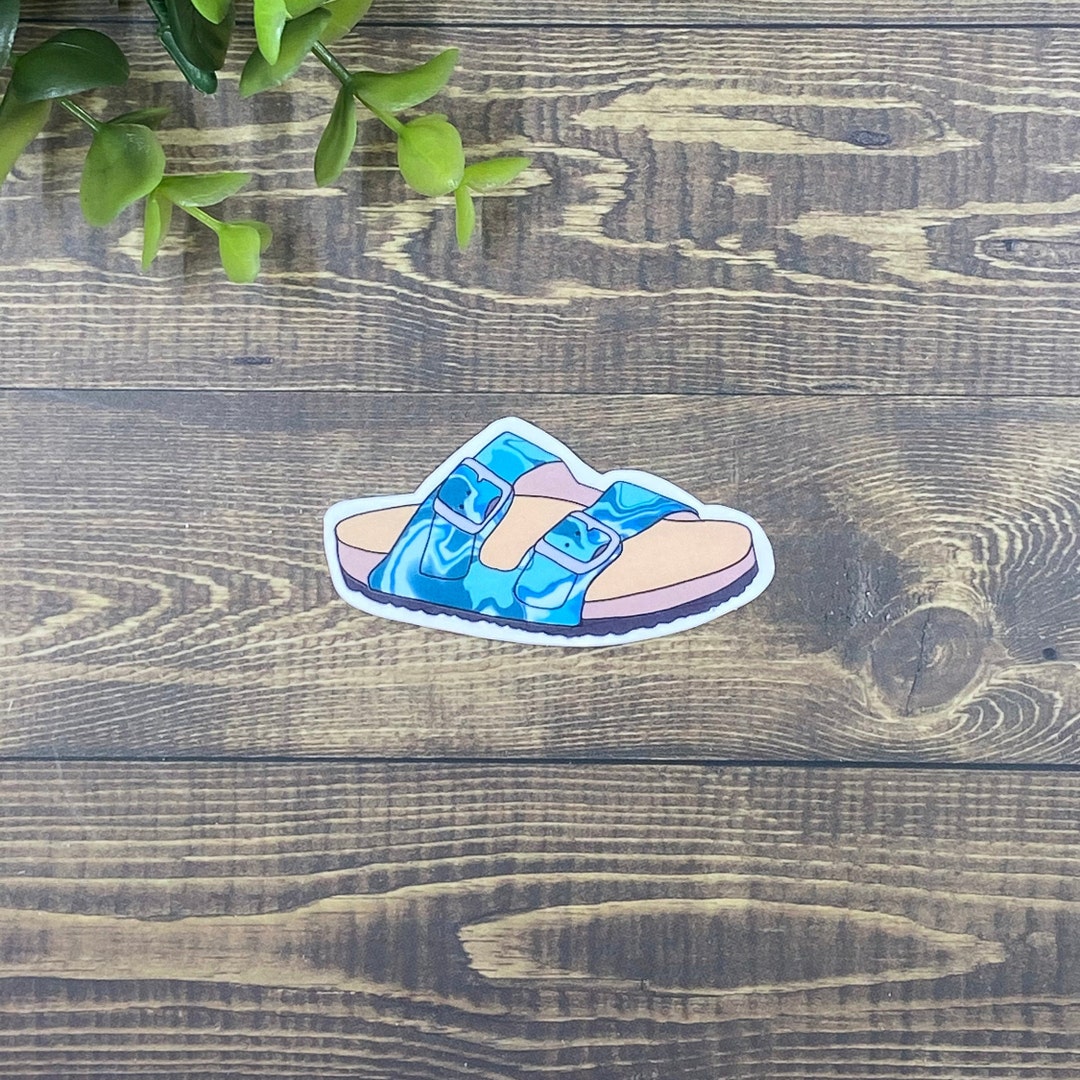 Birkenstock Sticker / Blue Birkenstock / Sandal Sticker / Summer ...