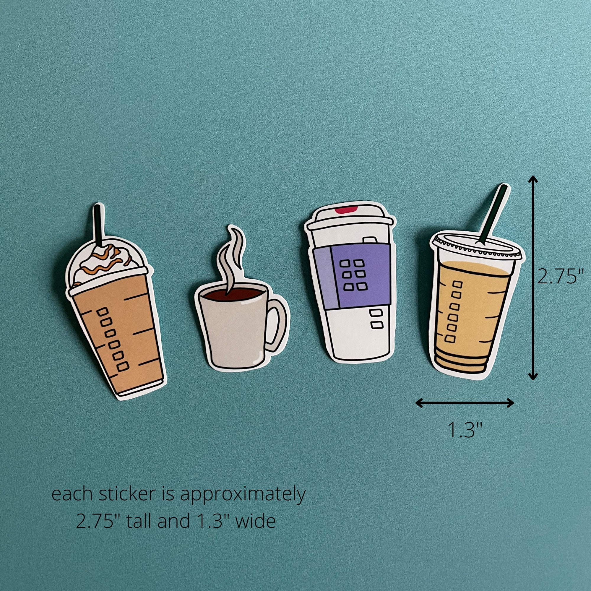 Coffee Sticker Pack - Etsy