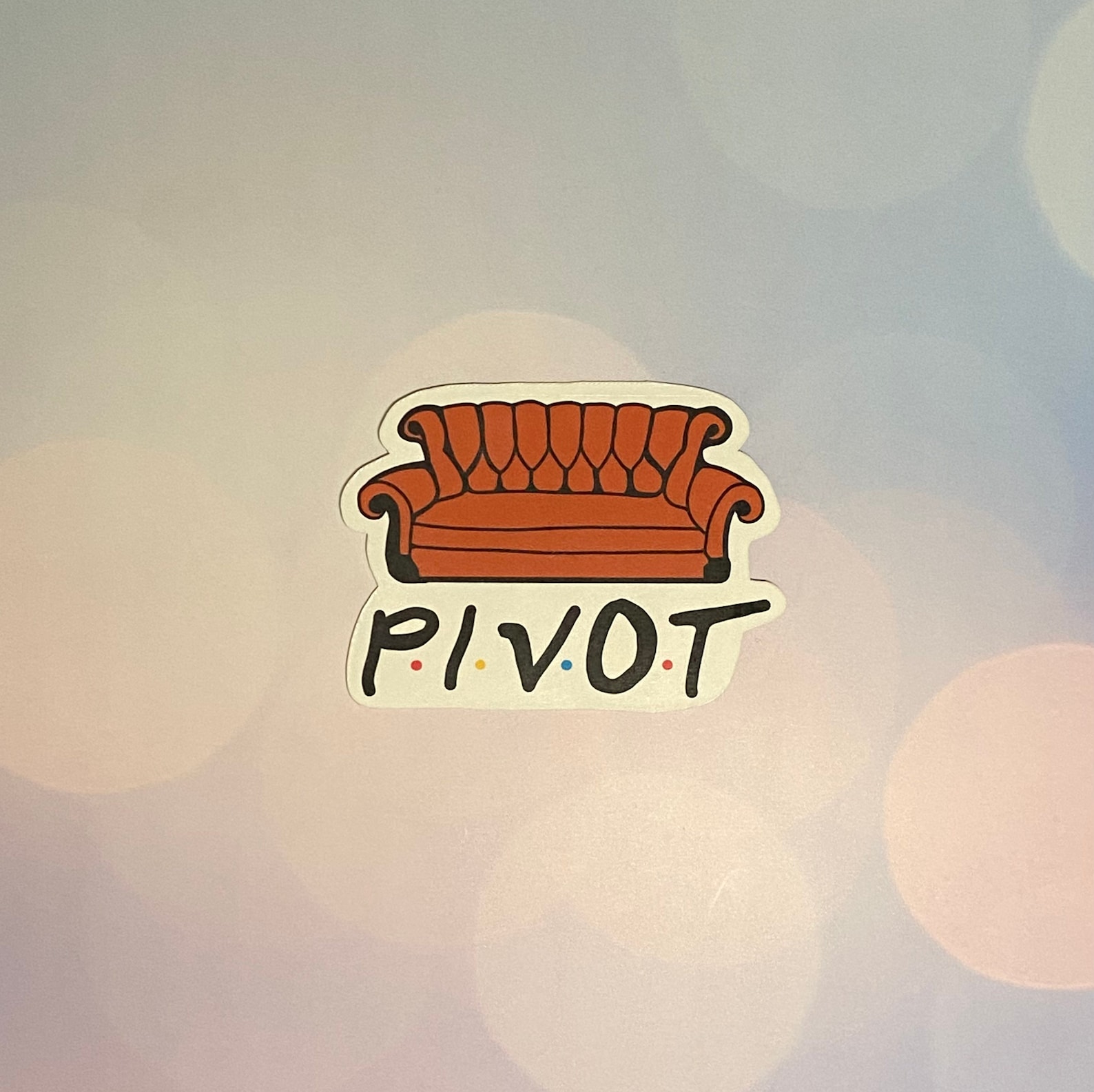 Friends Themed Sticker Pack | Friends Tv Show | Pivot Sticker | Joey ...