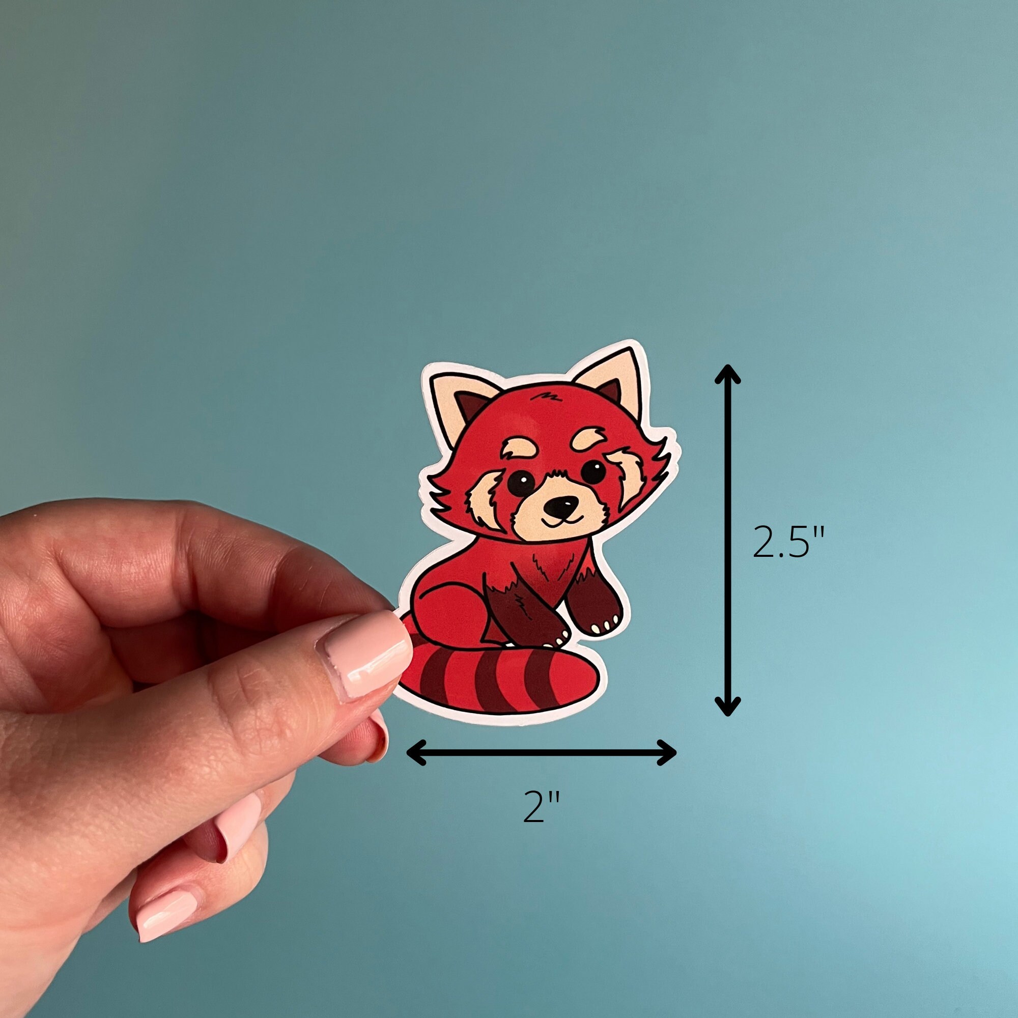 Red Panda Sticker / Cute Animal Sticker / Red Panda / Laptop - Etsy