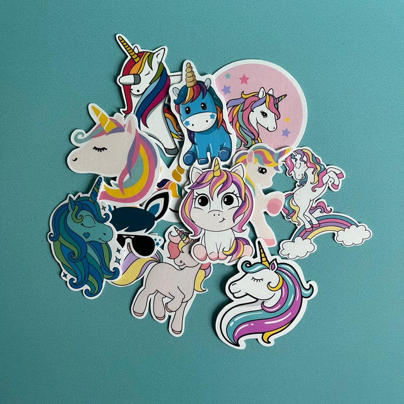 Unicorn Stickers - Etsy