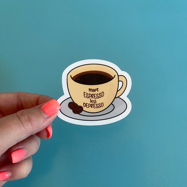 Coffee Cup Stickers - Etsy