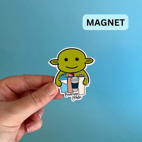 Beverage Goblin Sticker - Etsy