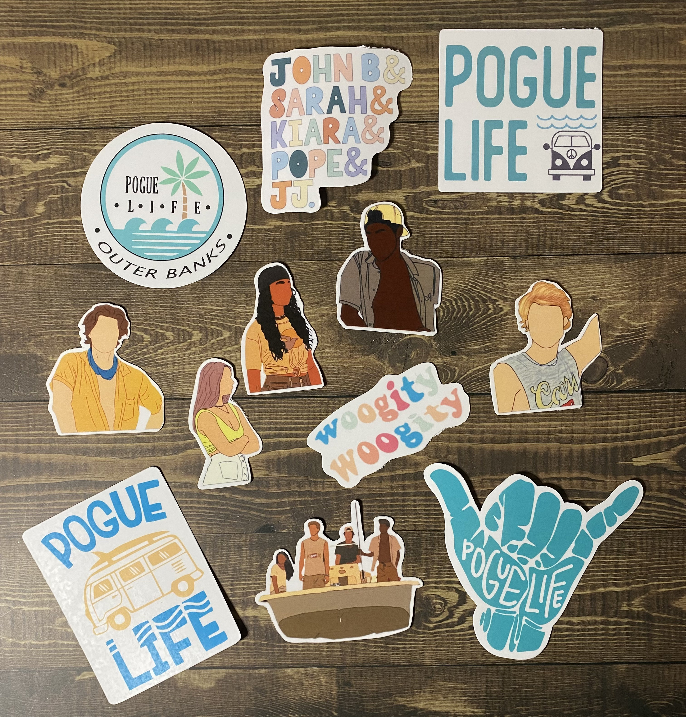 Outer Banks Stickers / Pogue Life Stickers / John B Sticker / - Etsy UK