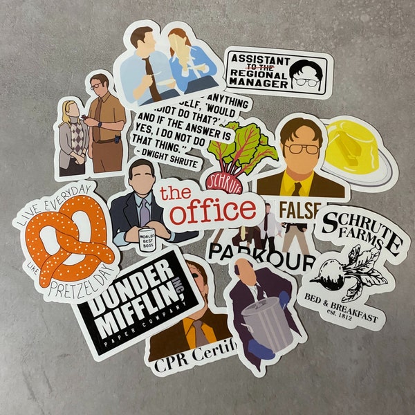 The Office Stickers - Etsy