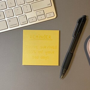 Mental Health Reminder Sticky Notes | Notepads | Colourful Sticky Notes ...