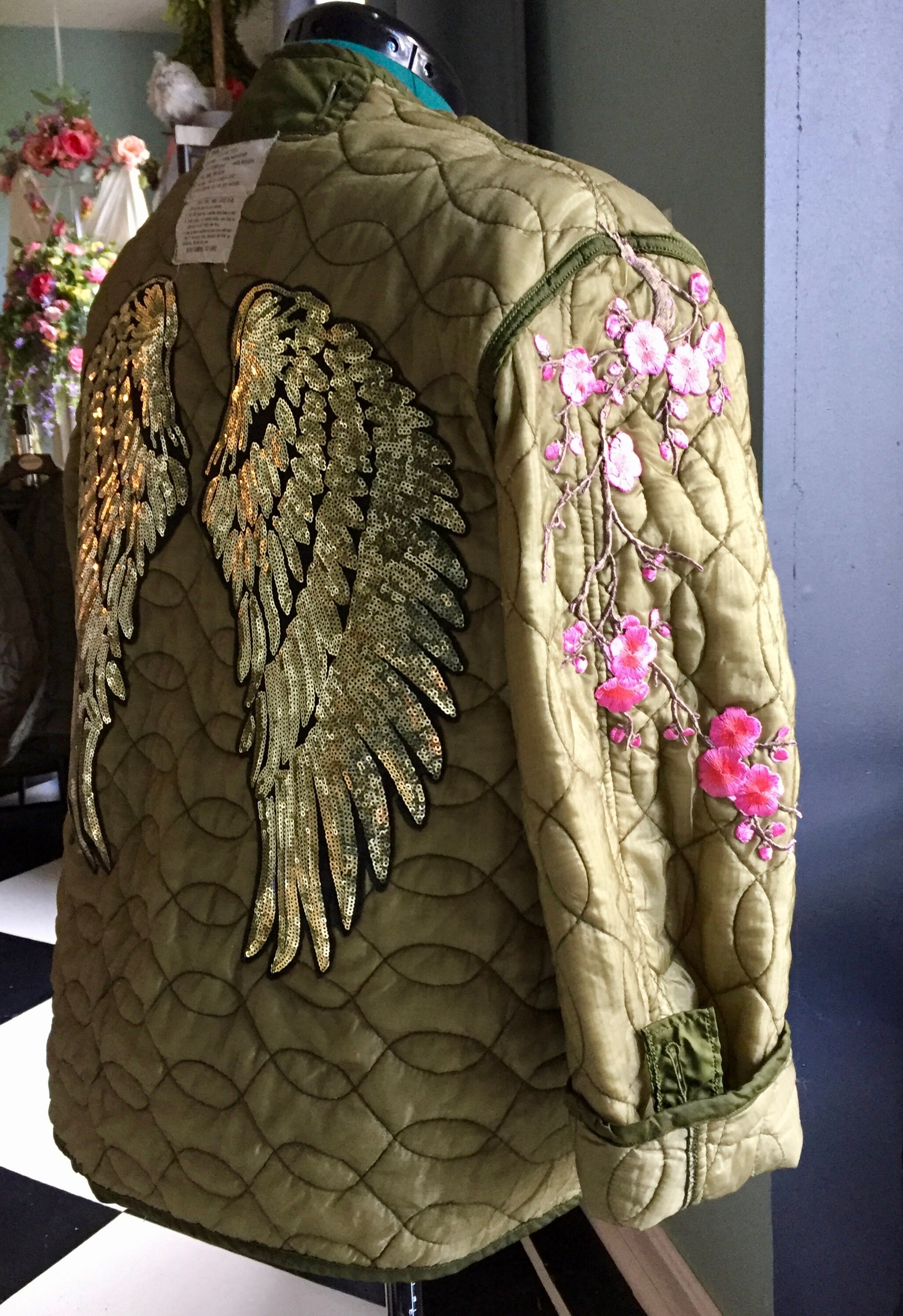 Golden Wings up Cycled Field Jacket - Etsy Canada