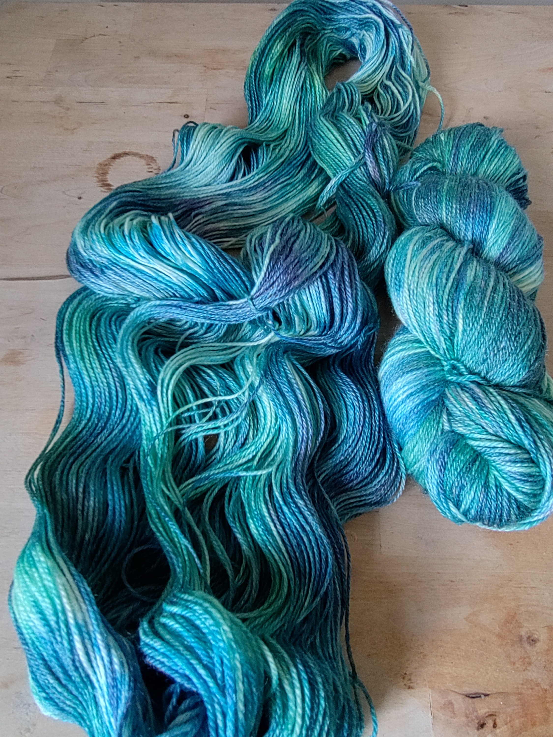 Hand Dyed Yarn Princess Celestia / Laine teinte à la main - Etsy France