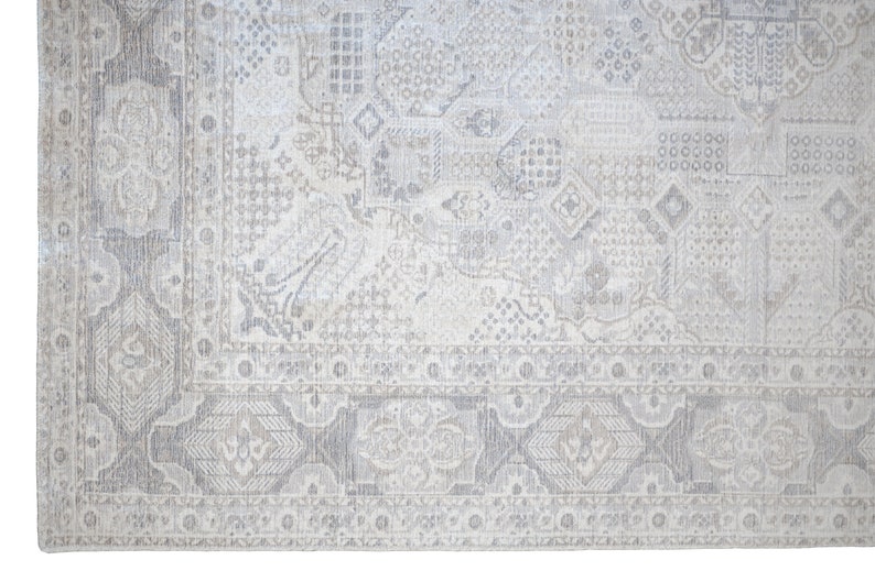 8X10 Joshaghan Ivory Transitional Handmade Wool Area Rug Oriental ...