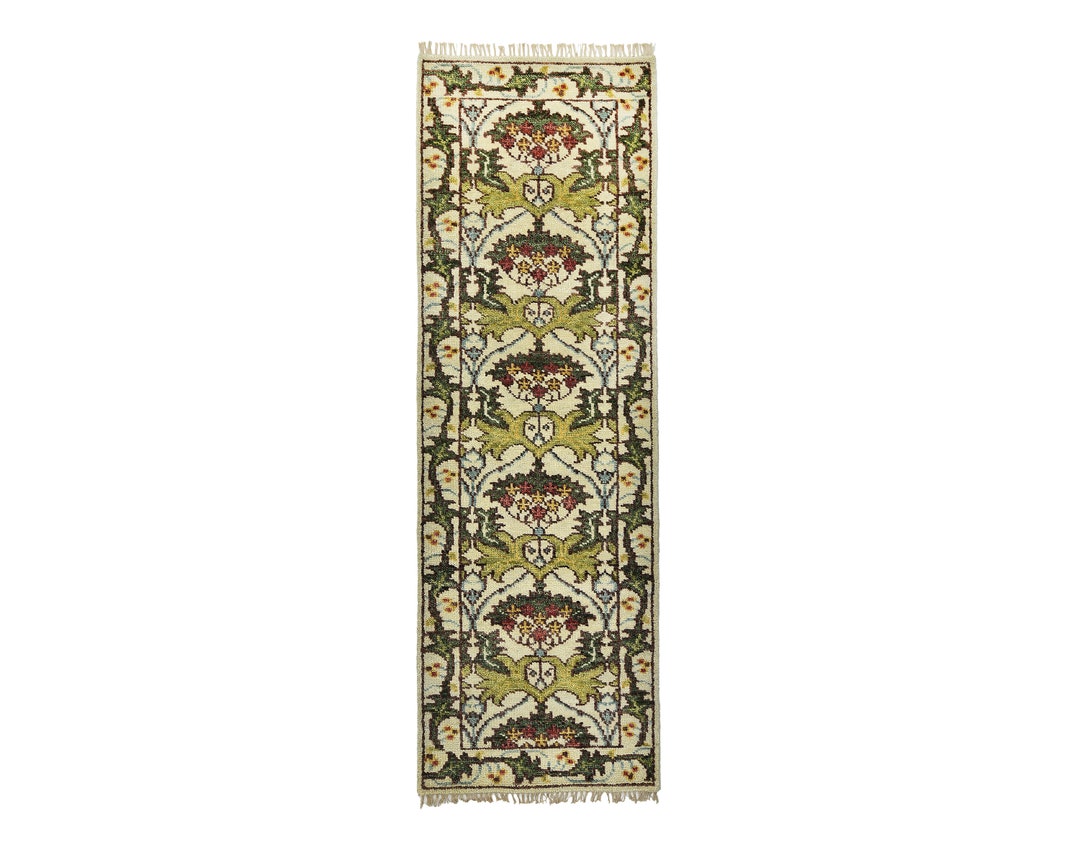 Ivory William Morris Inspired Area Rug - Etsy