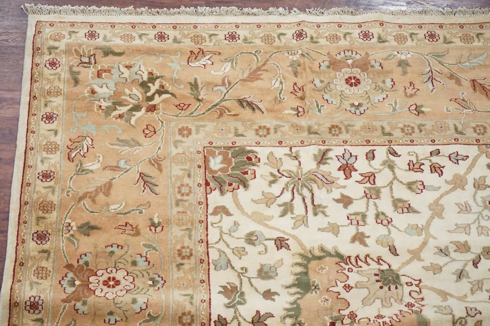 16X24 Jaipur Area Rug Hand-knotted, Hand Spun Vegetable Dyed Wool ...