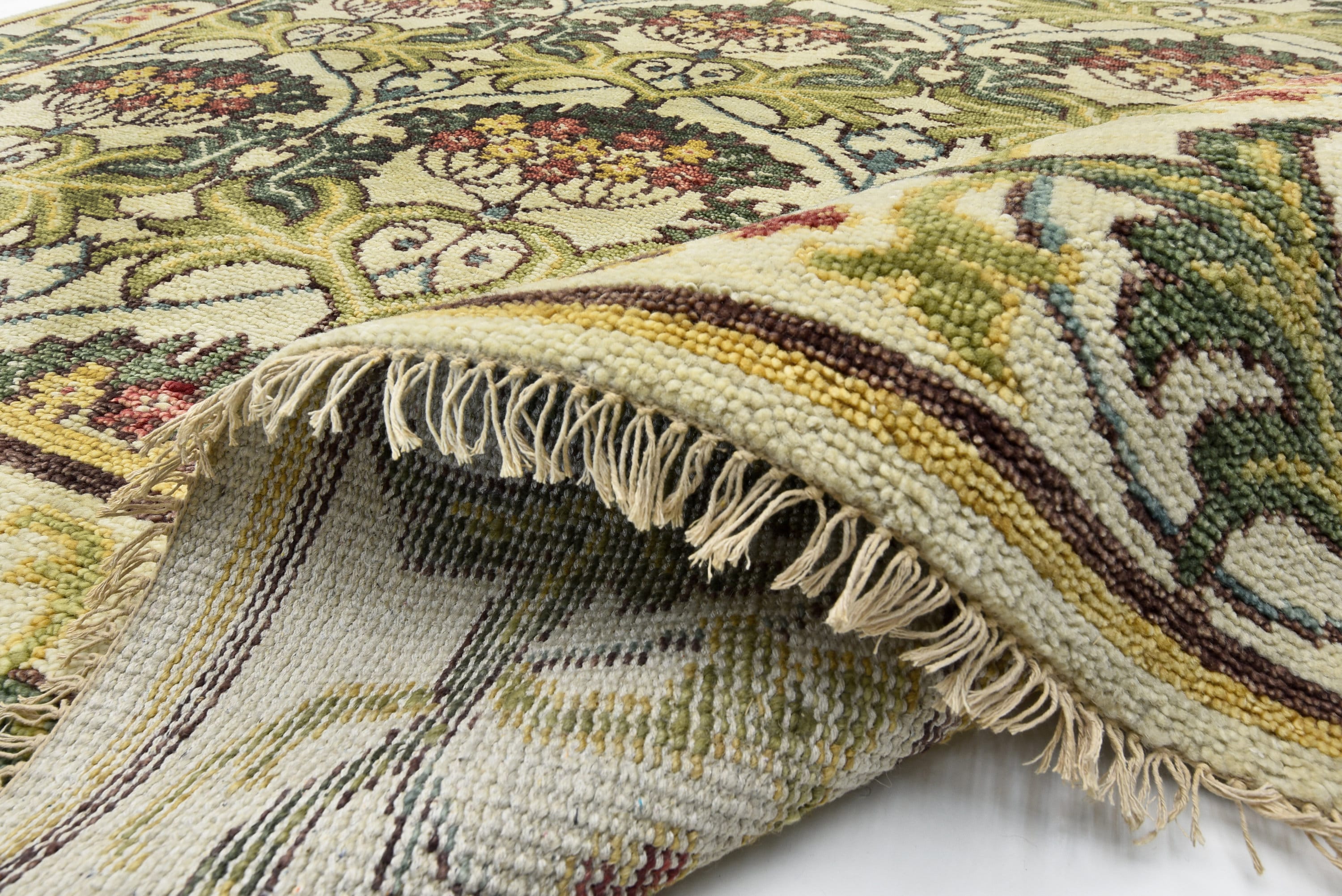 Ivory William Morris Inspired Area Rug - Etsy