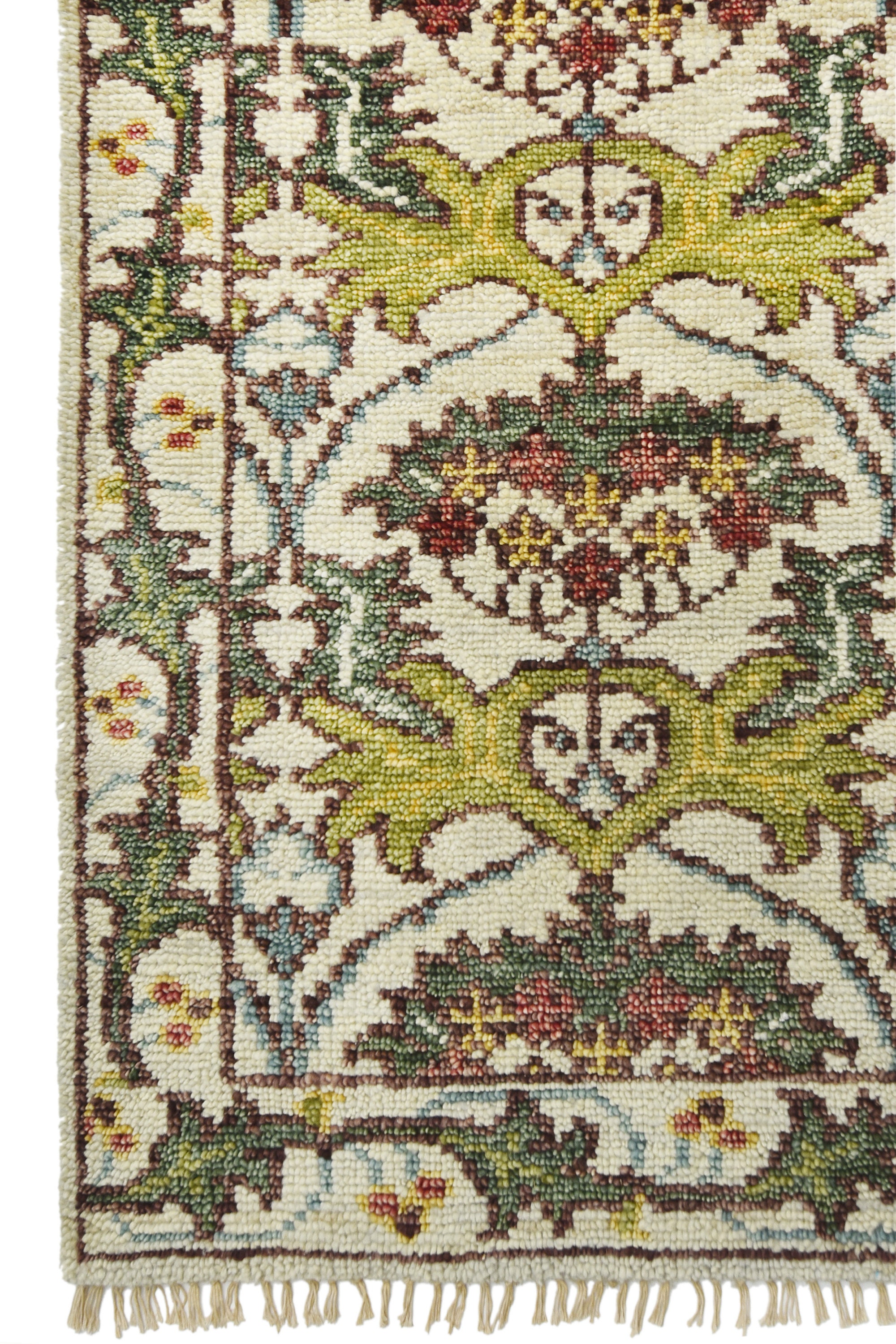 Ivory William Morris Inspired Area Rug - Etsy