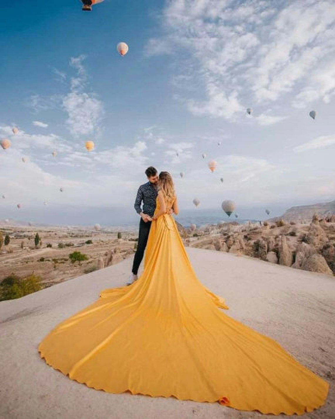 Long Flying Dress Flying Dress for Photoshoot Long Train - Etsy