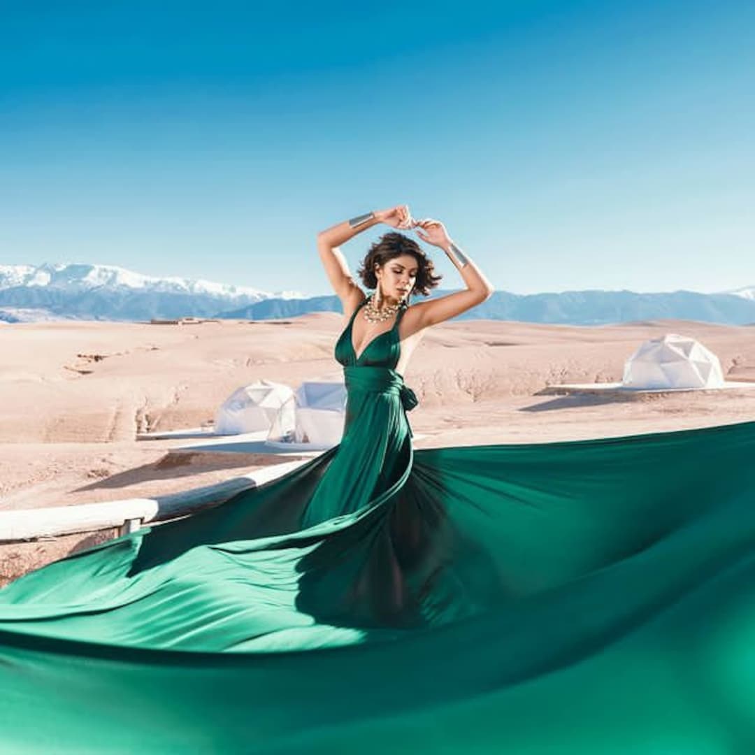 Long Flying Dress Flying Dress for Photoshoot Long Train Dress ...