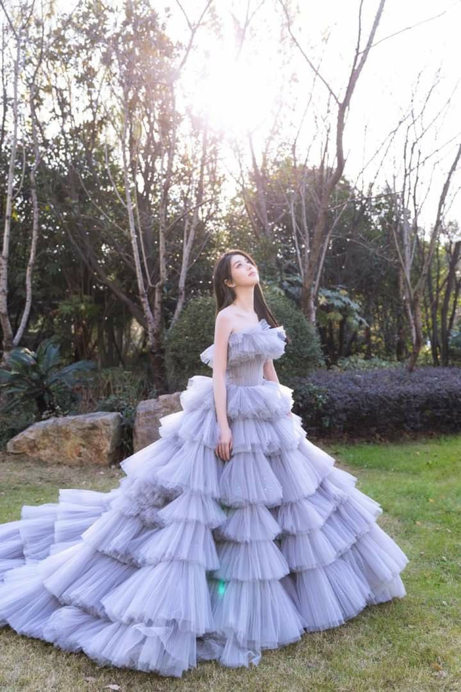 Womens Tulle Prom Dresses Ball Gown Off The Shoulder High Low Etsy