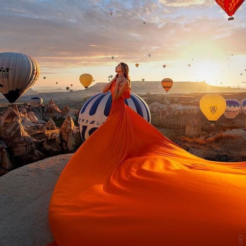 Long Flying Dress Flying Dress for Photoshoot Long Train - Etsy