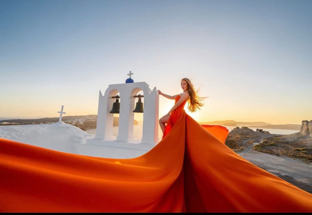 Flying Dress, Photography Dress, Flying Dress for Photoshoot, Long ...