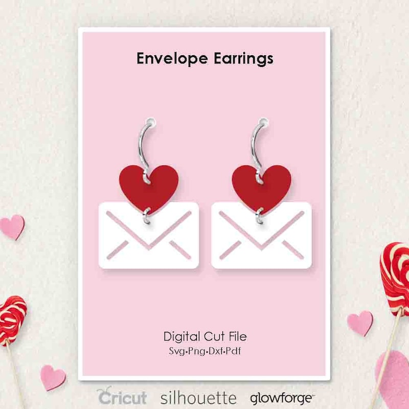 Envelope Earrings - Etsy