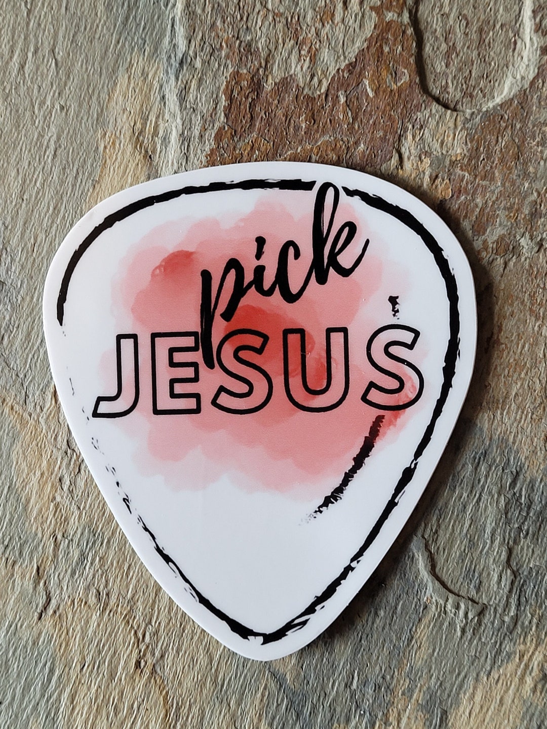 Pick Jesus STICKER - Etsy
