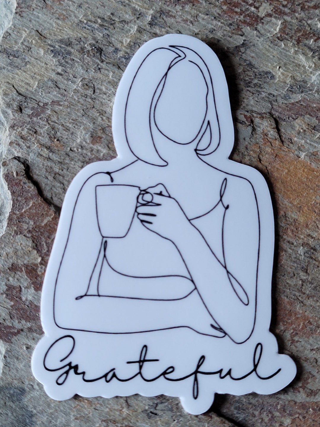 Grateful STICKER - Etsy