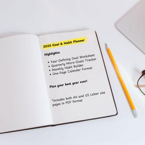 2025 Goal Planner & Calendar - Misogi Method - Goal Setting, Micro ...
