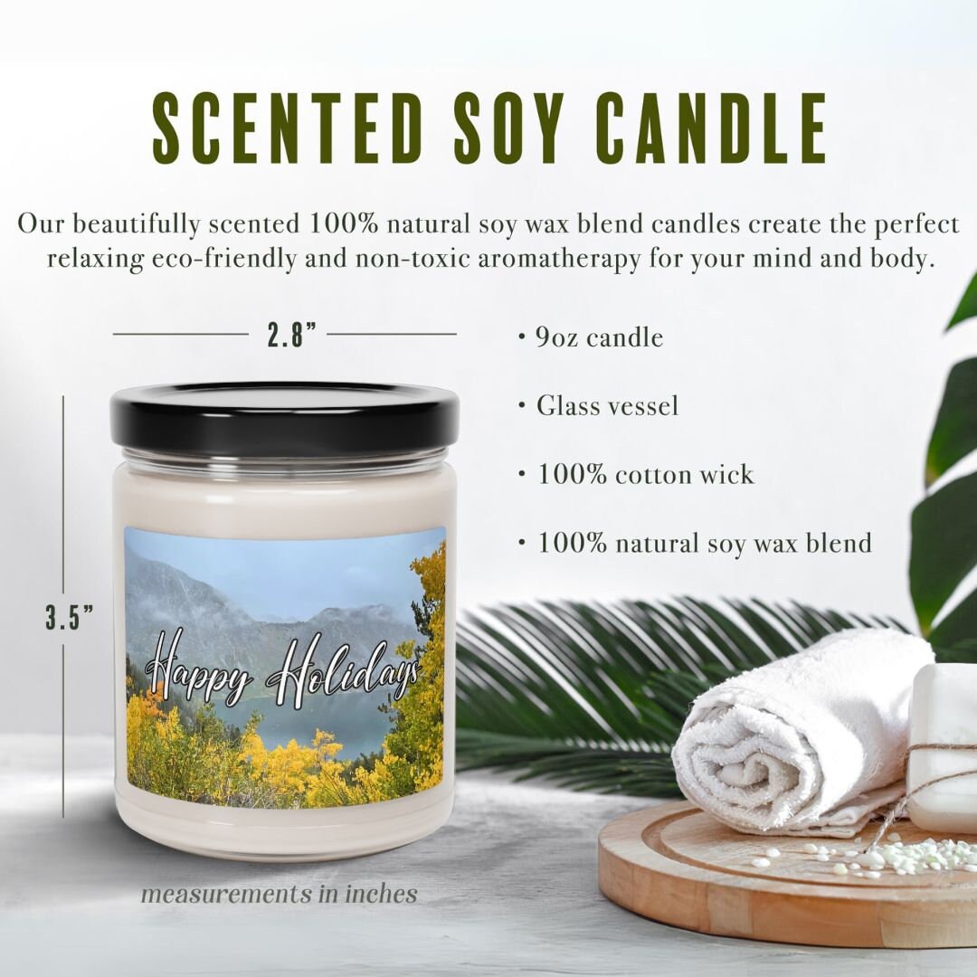 Nature Aesthetic Soy Candles, Real Nature Photography Candles, Hiking ...