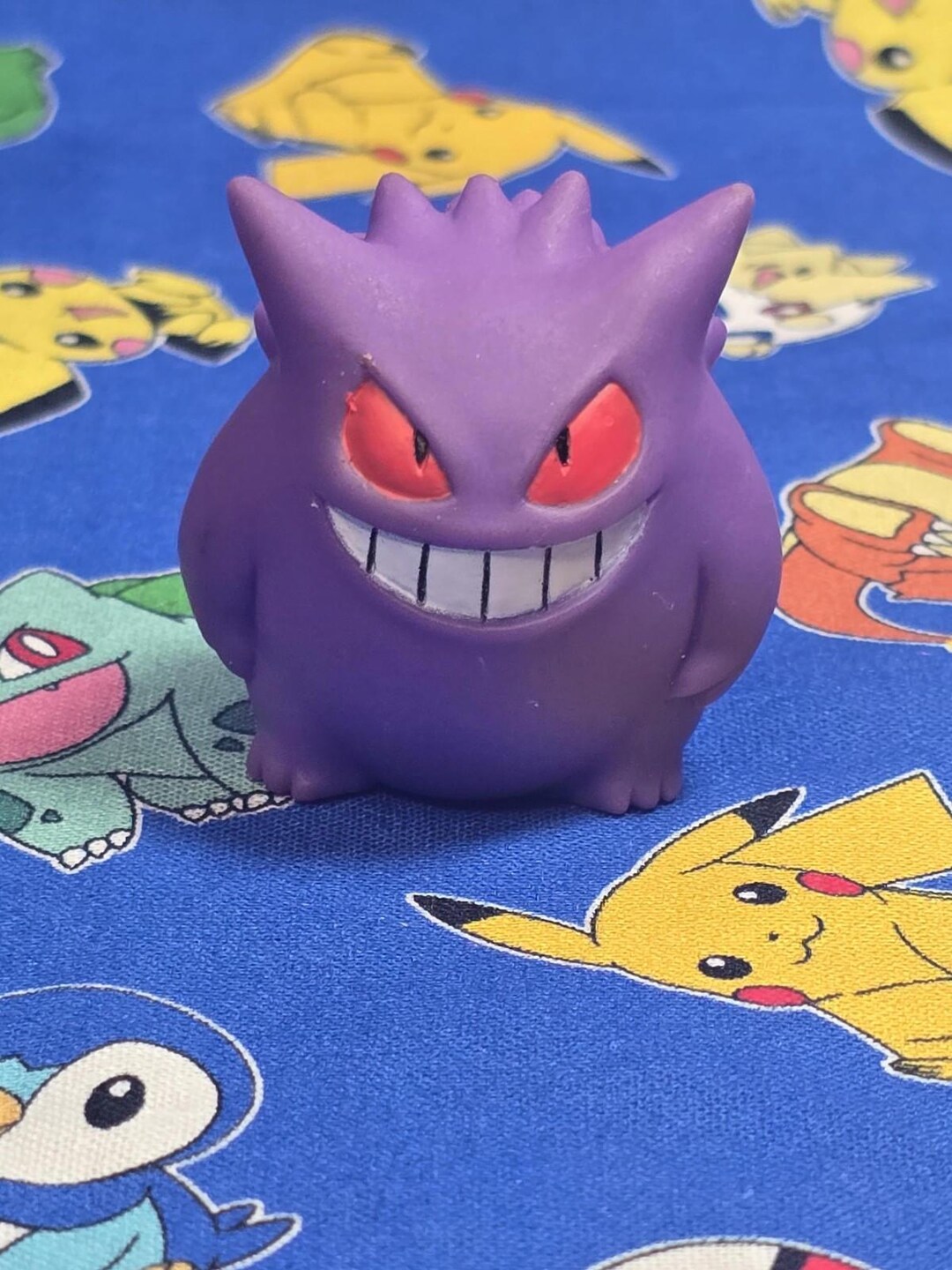 Pokemon Gengar Figure Finger Puppet 1997 Bandai Nintendo PVC Vintage ...