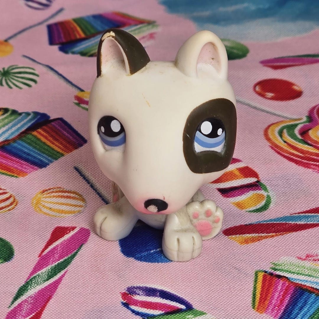 Littlest Pet Shop Authentic LPS #no Pit Bull Terrier Dog Puppy Diary ...