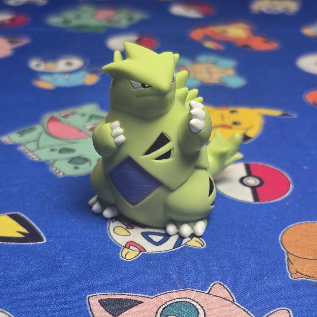 Pokemon Tyranitar Figure Finger Puppet 2023 Nintendo PVC Bandai Japan ...