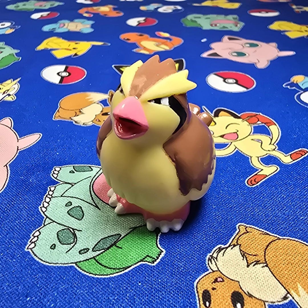 Pokemon Pidgey Figure Finger Puppet 1998 Nintendo Bandai PVC Vintage ...