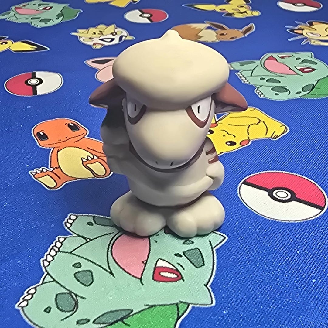Pokemon Smeargle Figure Finger Puppet 2000 Nintendo Bandai PVC Vintage ...