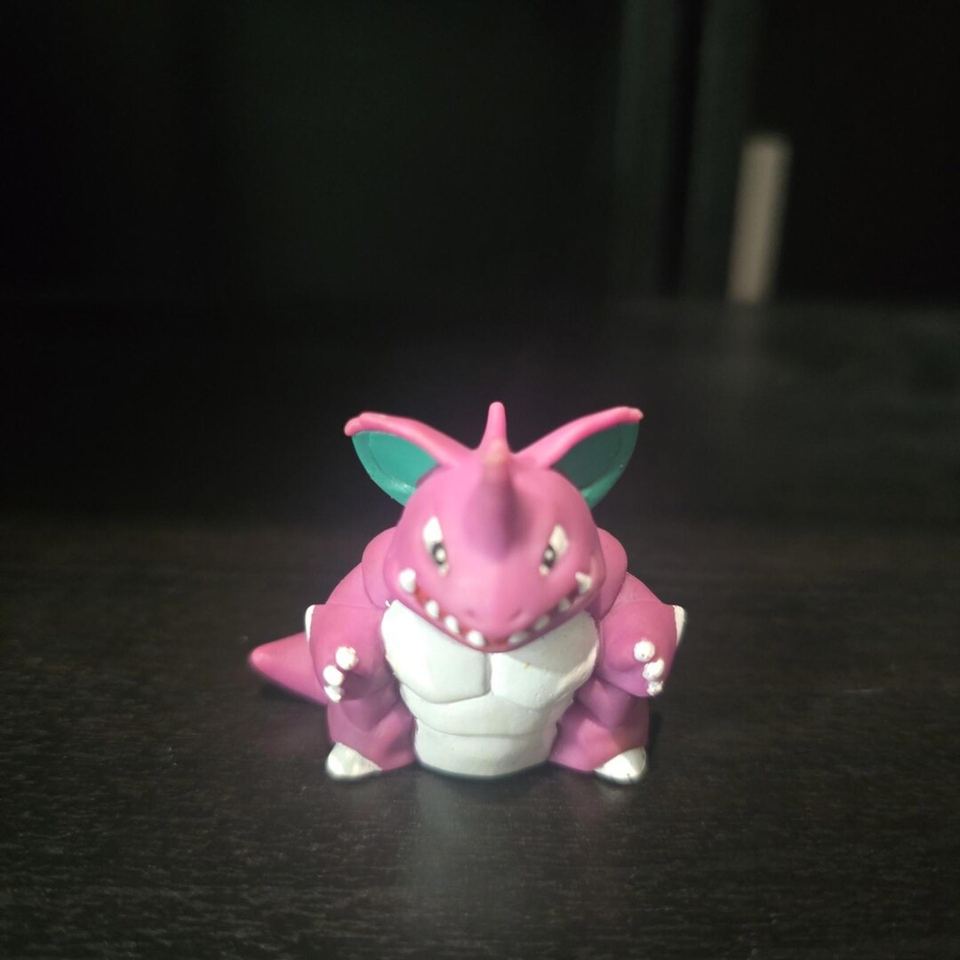 Pokemon Nidoking Figure Finger Puppet 1996 Nintendo Bandai PVC Japan ...