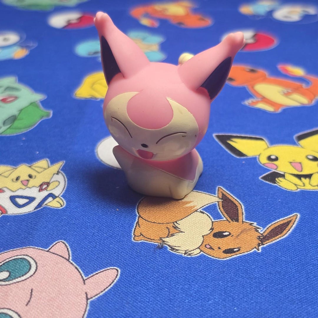 Pokemon Skitty Figure Finger Puppet 2005 Nintendo Bandai Vintage Japan ...