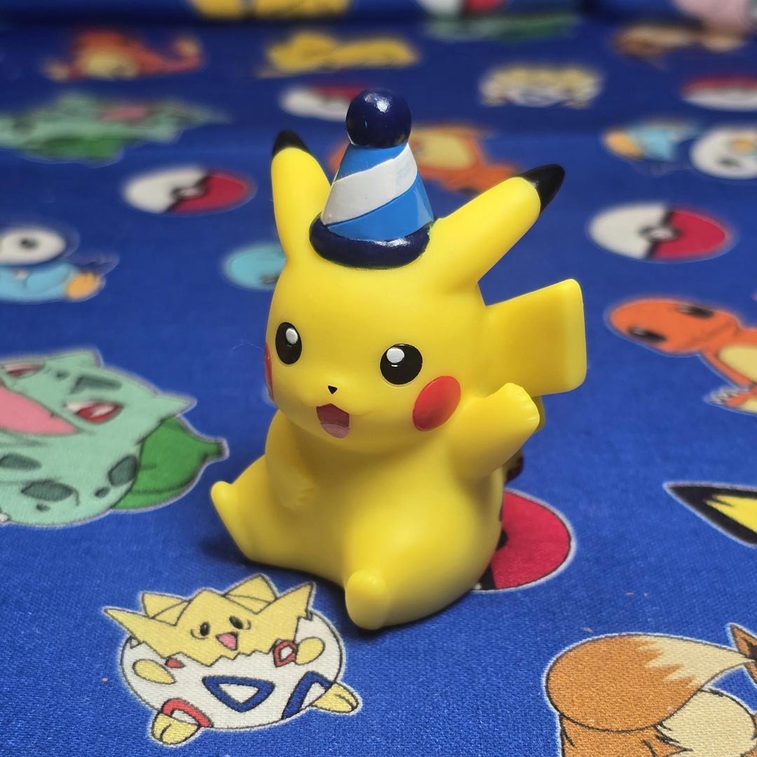 Pokemon Pikachu Party Figure Finger Puppet 2021 Nintendo PVC Bandai ...