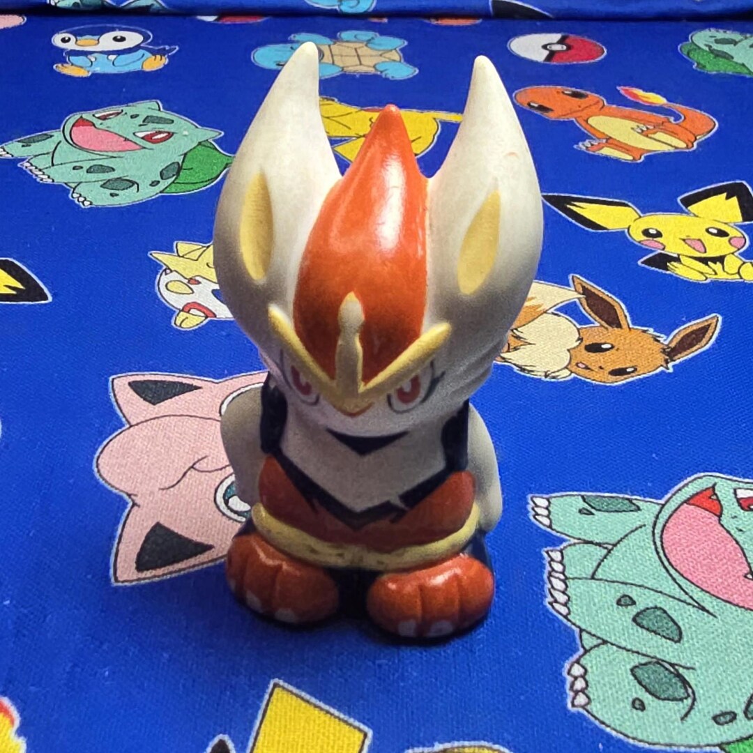 Pokemon Cinderace Figure Finger Puppet 2020 Nintendo Bandai PVC Japan ...