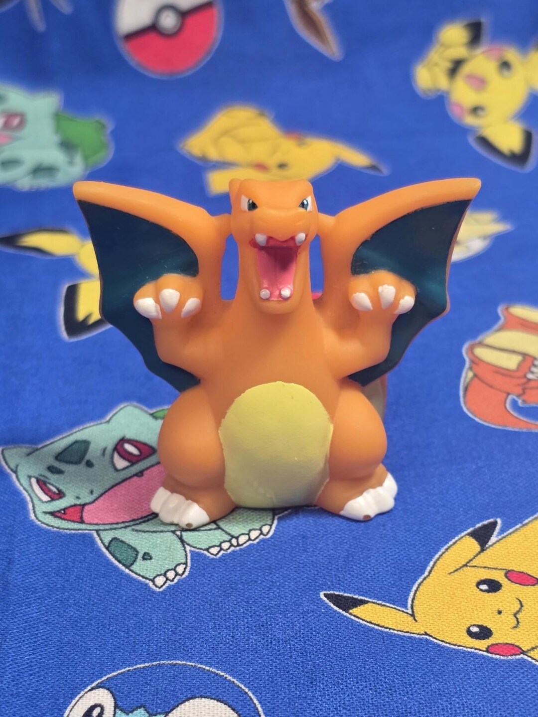 Pokemon Charizard Figure Finger Puppet 2008 Nintendo Bandai PVC Japan ...