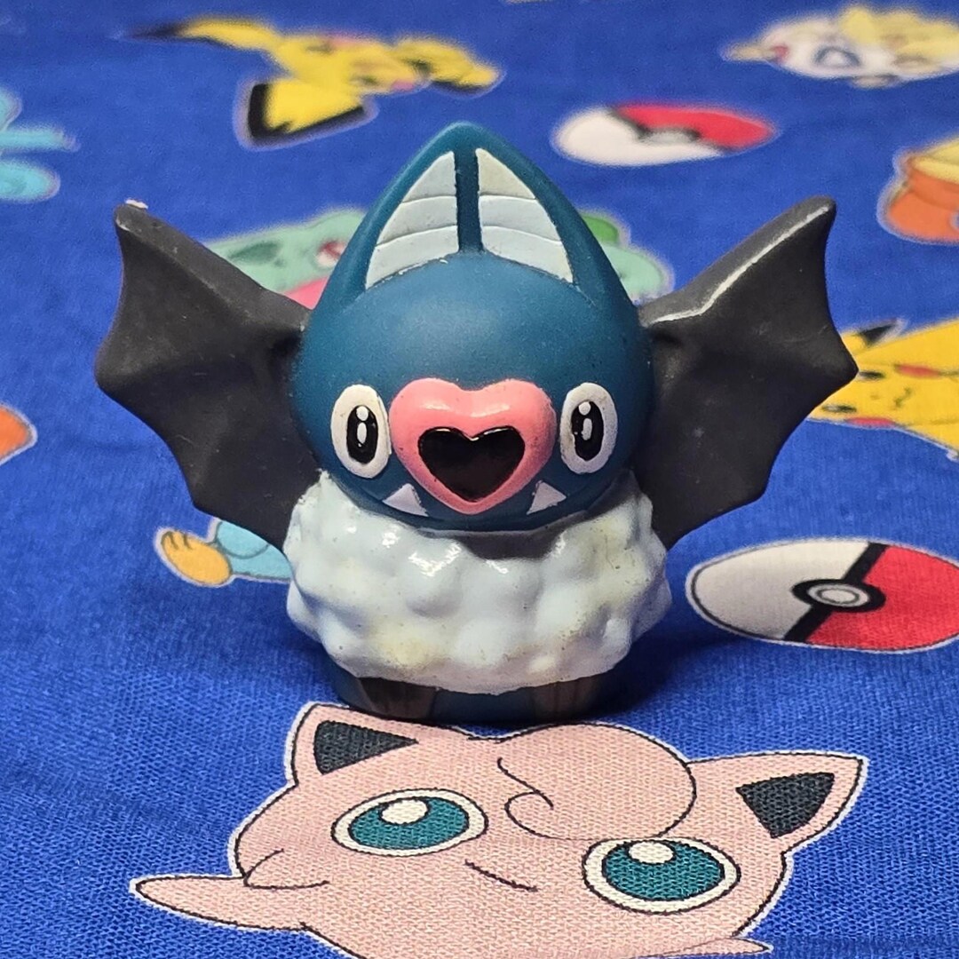 Pokemon Swoobat Figure Finger Puppet 2011 Nintendo Bandai PVC Japan USA ...