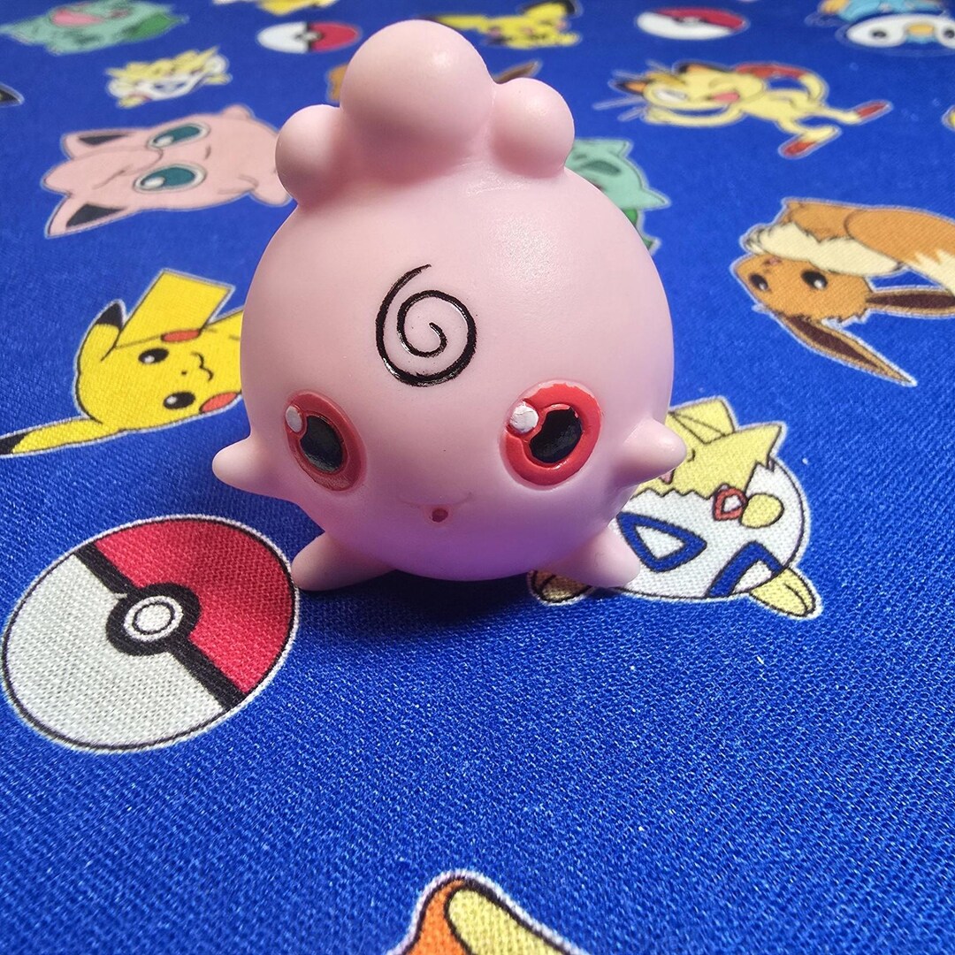 Pokemon Igglybuff Figure Finger Puppet 2000 Nintendo Bandai PVC Vintage ...