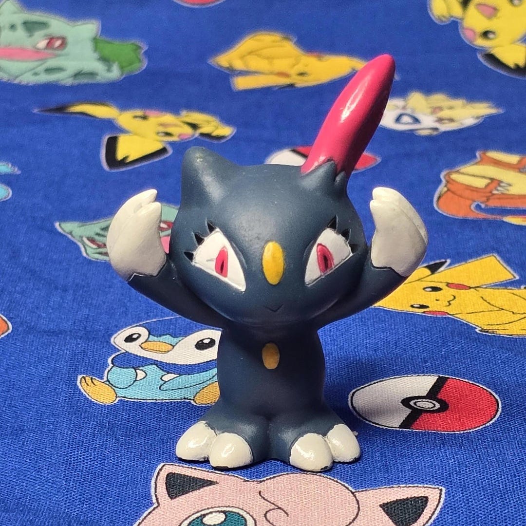 Pokemon Sneasel Figure Finger Puppet 2000 Nintendo Bandai Vintage PVC ...