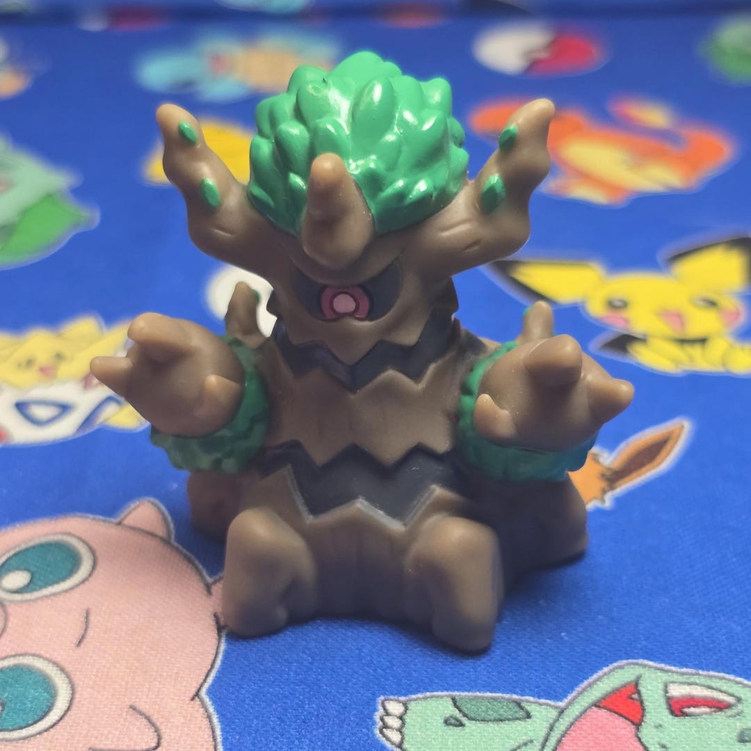 Pokemon Trevenant Figure Finger Puppet 2014 Nintendo Bandai Vintage ...