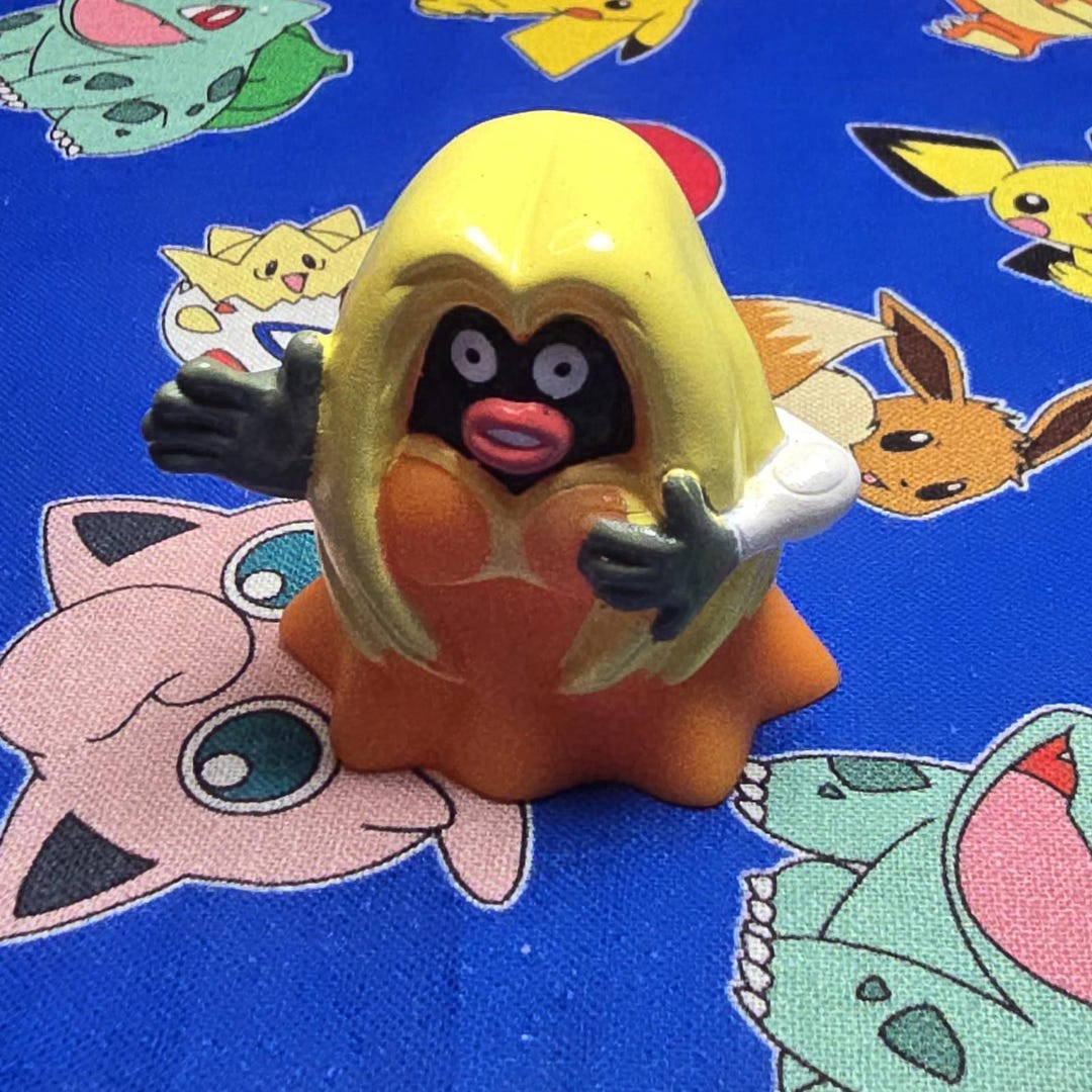 Pokemon Jynx Shiny Figure Finger Puppet 1997 Nintendo Bandai Vintage ...